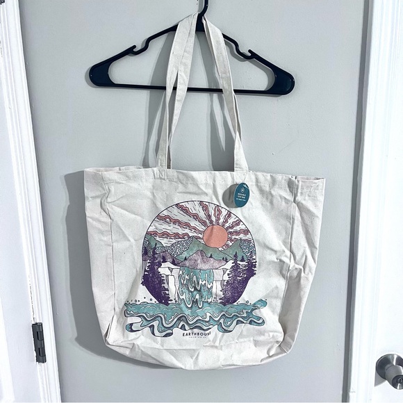 EARTHBOUND | Bags | Nwt Earthbound Boho Beige Collectible Graphic ...